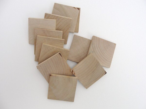 50 - 2" Wooden Tiles, Wooden Squares, 2 Inch Tiles - Etsy