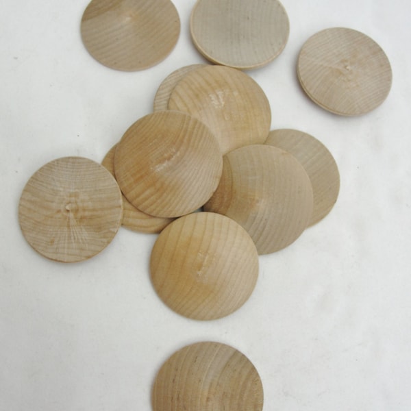 Domed Wooden Circles - Etsy