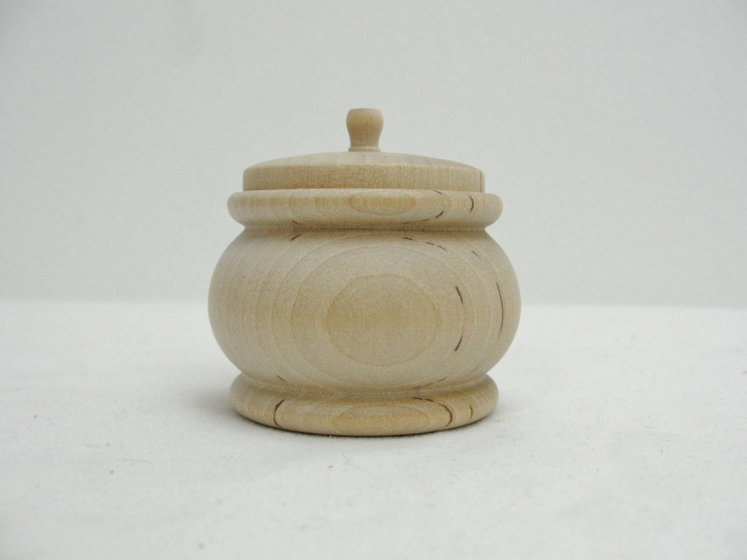 Wood Pumpkin Jar, Unfinished Wooden Jar, Trinket Box - Etsy