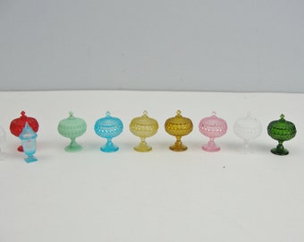 Candy Dish Set, Dollhouse Miniatures, 1:12 Scale, Dollhouse Accessories ...