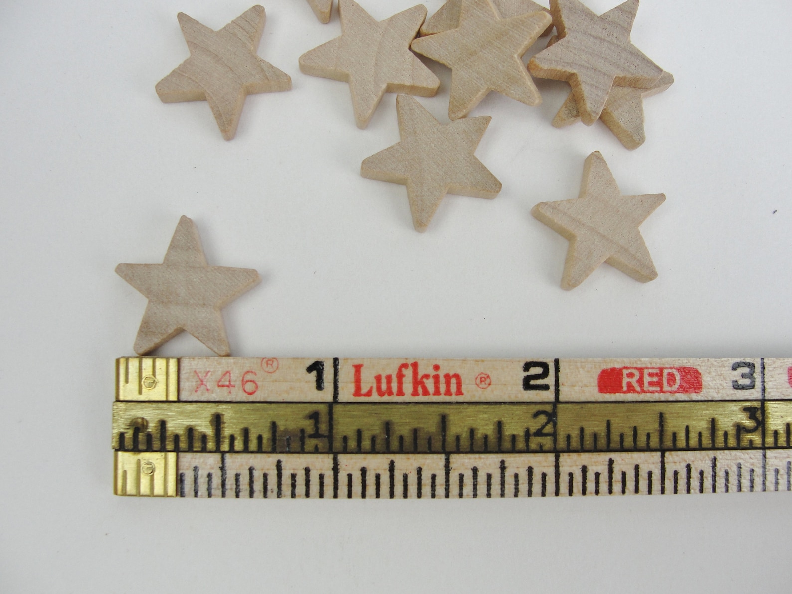 12 Traditional Wooden Star Choose 5/8 or 3/4 Inch | Etsy