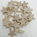 25 Traditional 2 Inch Star Wood 2" X 1/2" Chunky Unfinished DIY - Etsy