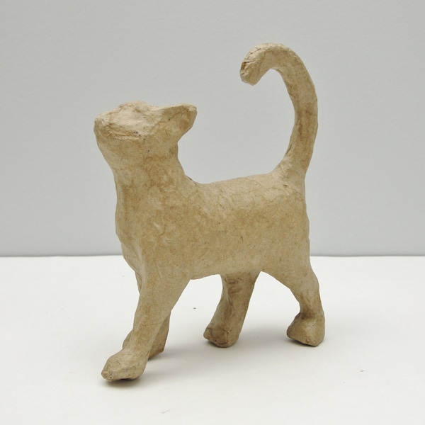 Paper Mache Cat - Etsy