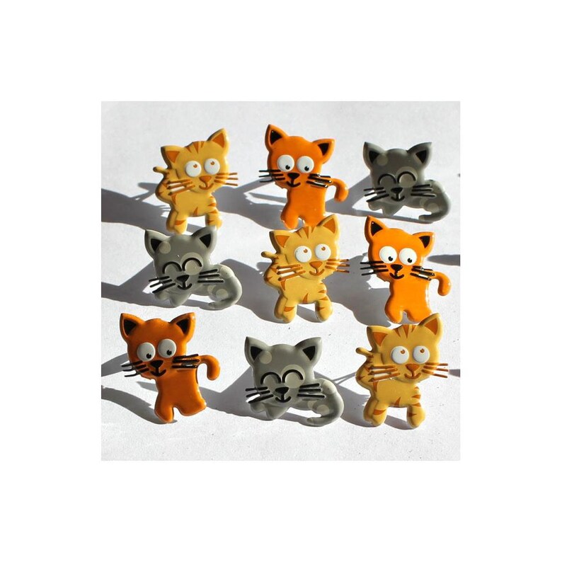 Animal Theme Brads Paper Fasteners Choose Deer Cat Dog - Etsy