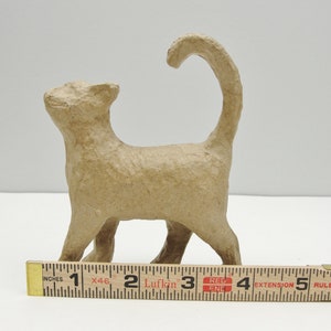 Small Paper Mache Cat - Etsy