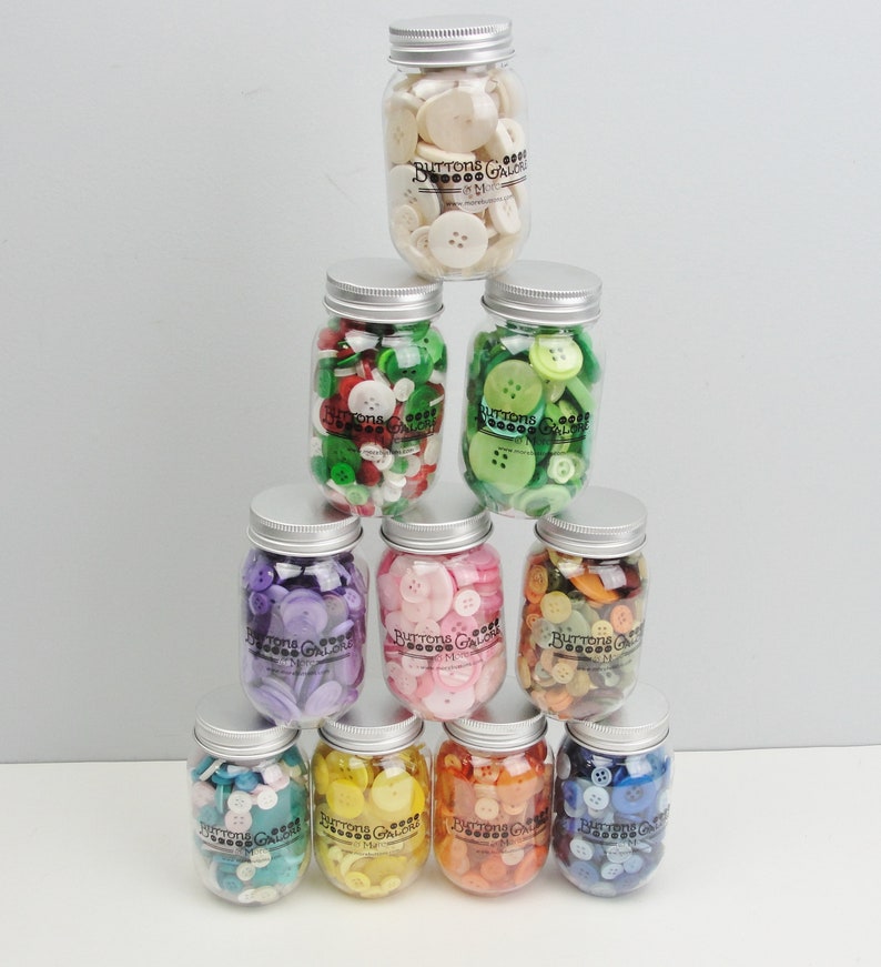 Buttons Random Sizes Choose Your Color - Etsy