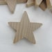 25 Traditional 2 Inch Star Wood 2" X 1/2" Chunky Unfinished DIY - Etsy