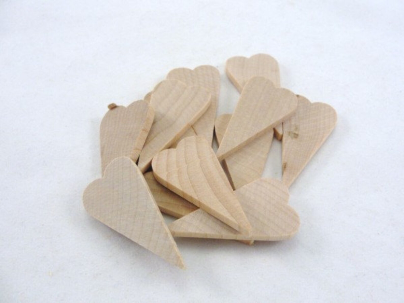 12 Small Primitive Wooden Heart 1 1/2 Inch 1.5 Long - Etsy