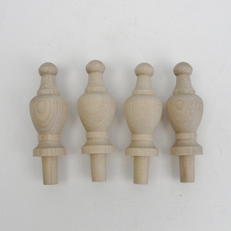 Wood Finials - Etsy