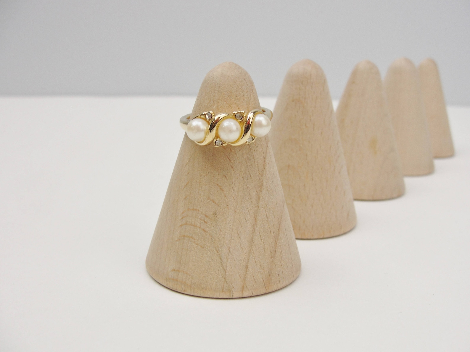 5 Wooden Cones 2 Tall Wooden Contemporary Christmas - Etsy