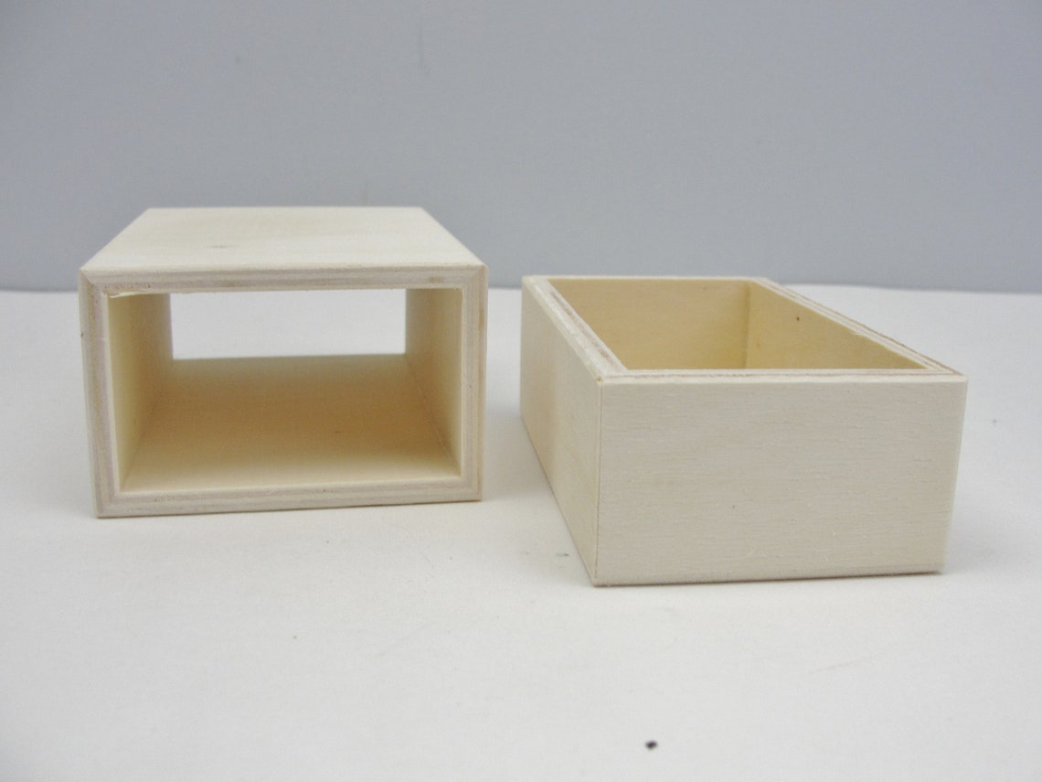 Unfinished Wood Oversized Matchbox - Etsy