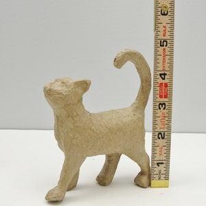 Small Paper Mache Cat - Etsy