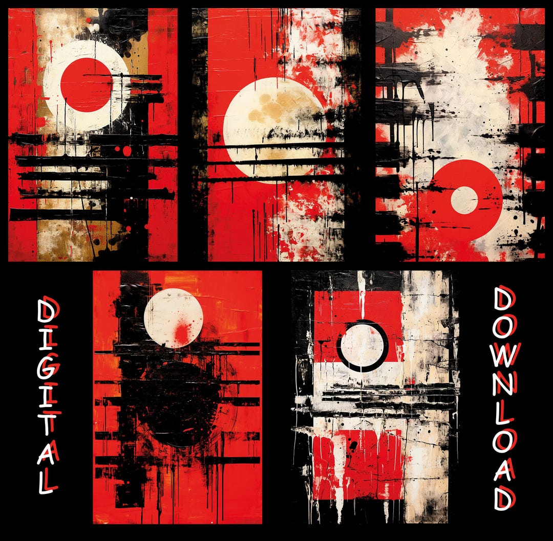 Japan, Japanese Patterns, Shogun, Samurai, Abstract Expressionism ...