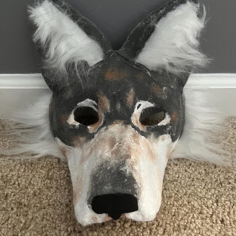 Realistic Wolf Mask - Etsy