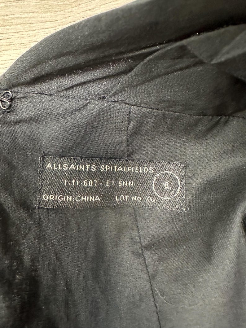 Allsaints Spitalfields “sultan” Dress UK8/US4 - Etsy