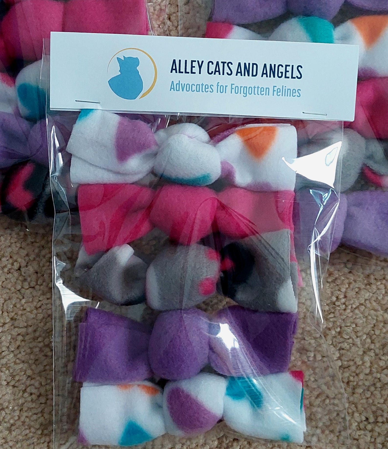 Catnip Filled Fleece Knots - Etsy