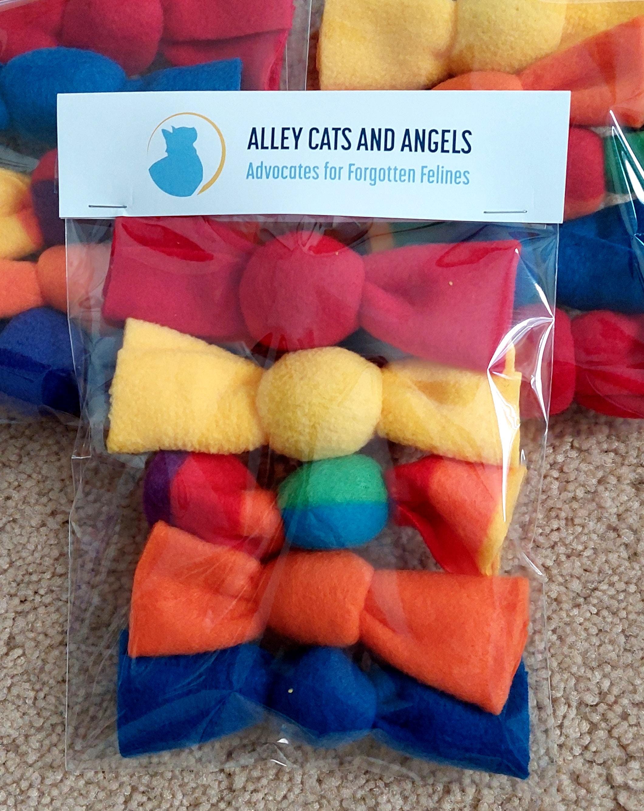 Catnip Filled Fleece Knots - Etsy