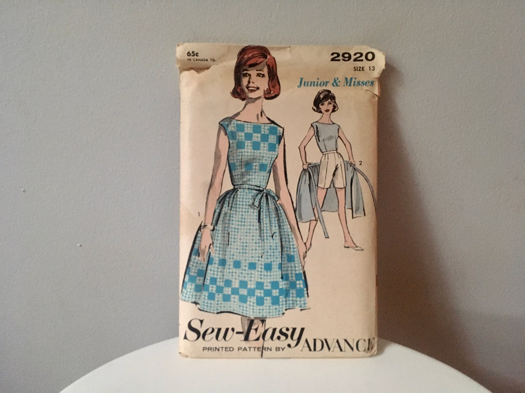 Advance 2920 Vintage Sewing Pattern Junior' Sports - Etsy