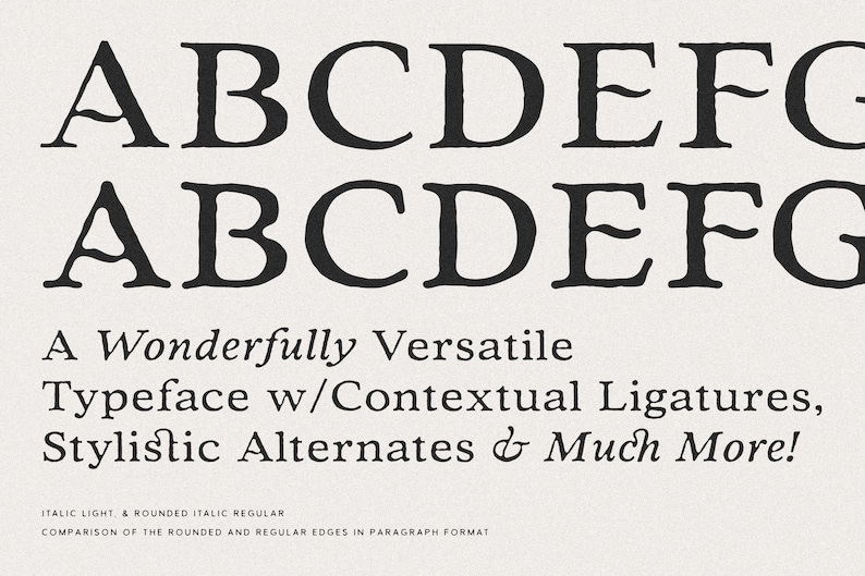 20 Vintage Handwritten Serif Fonts - Wonderling - Perfect for Wedding ...