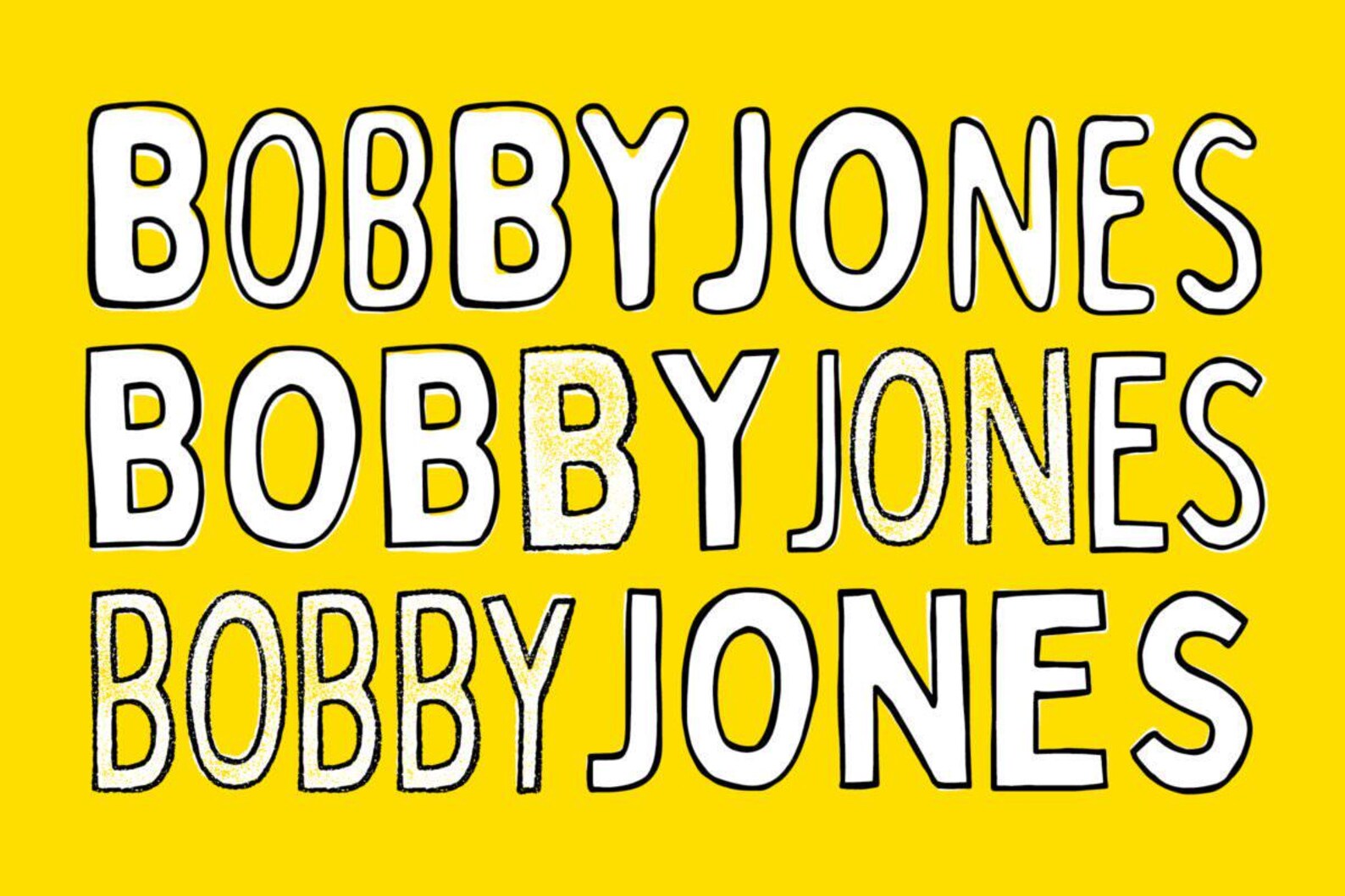 Loud and Bold Handwritten Display Font Pack - Bobby Jones! 16 Smooth ...