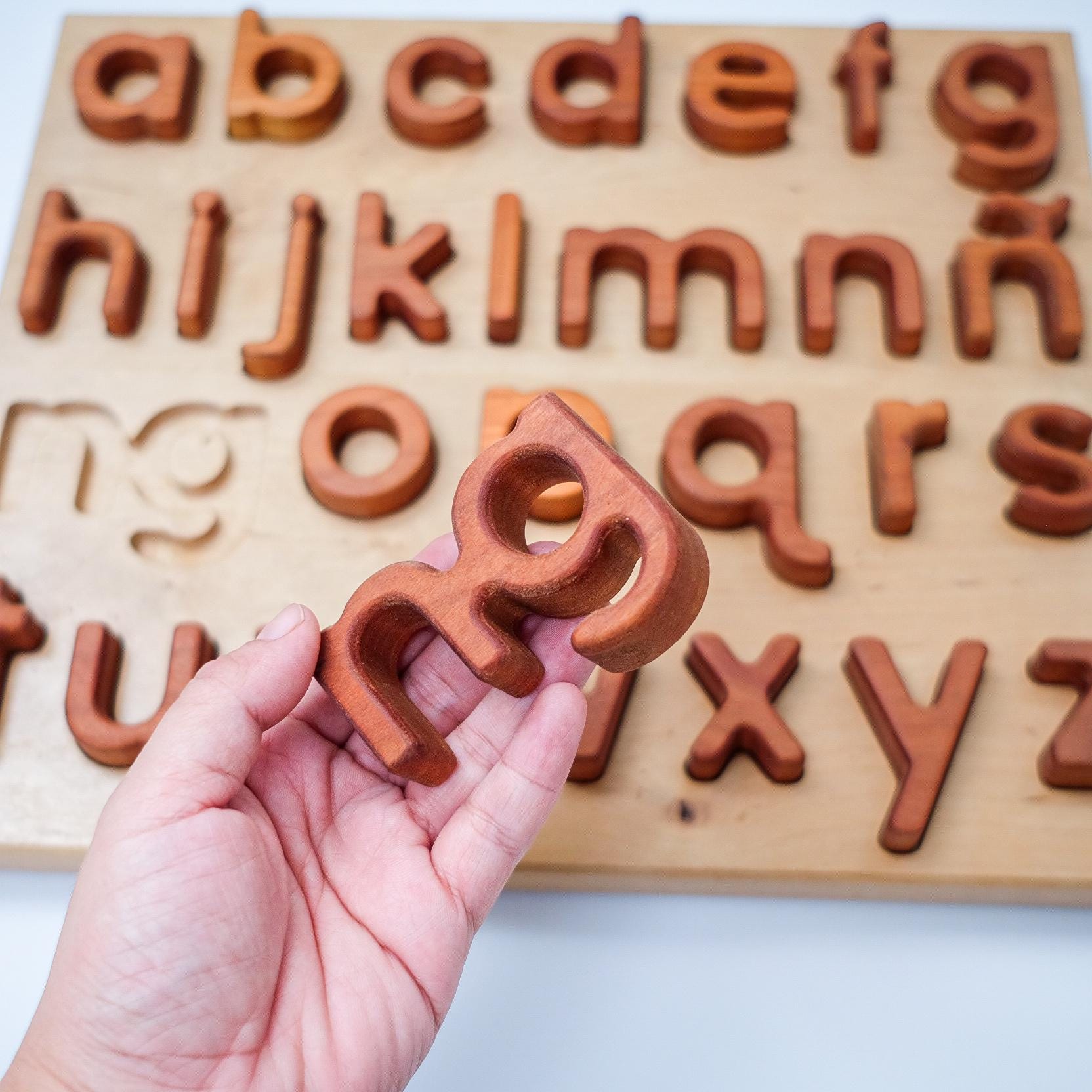 Wooden Filipino Alphabet Puzzle - Small Lowercase Letters - Etsy