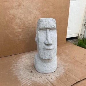 Easter Island Moai Statue Garden Moai Head Bust Decoration Large Head ...