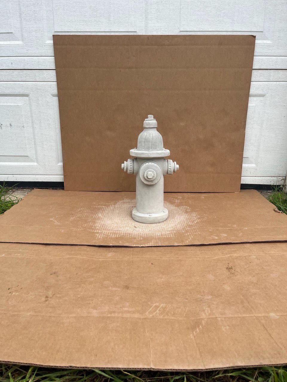 Fire Hydrant Concrete Statue Massive Hydrant Yard Sculpture Outdoor ...