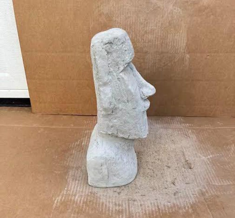 Easter Island Moai Statue Garden Moai Head Bust Decoration Large Head ...