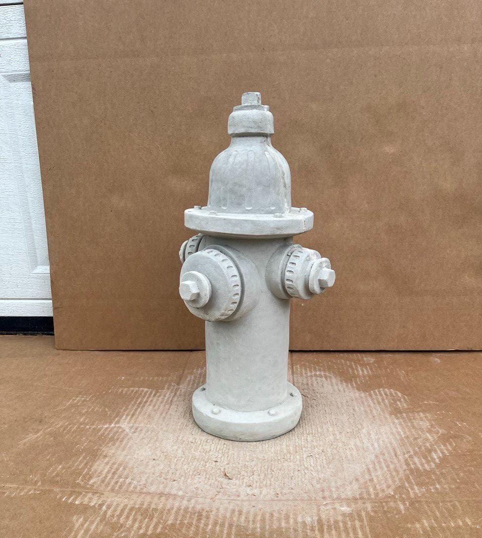 Fire Hydrant Concrete Statue Massive Hydrant Yard Sculpture Outdoor ...