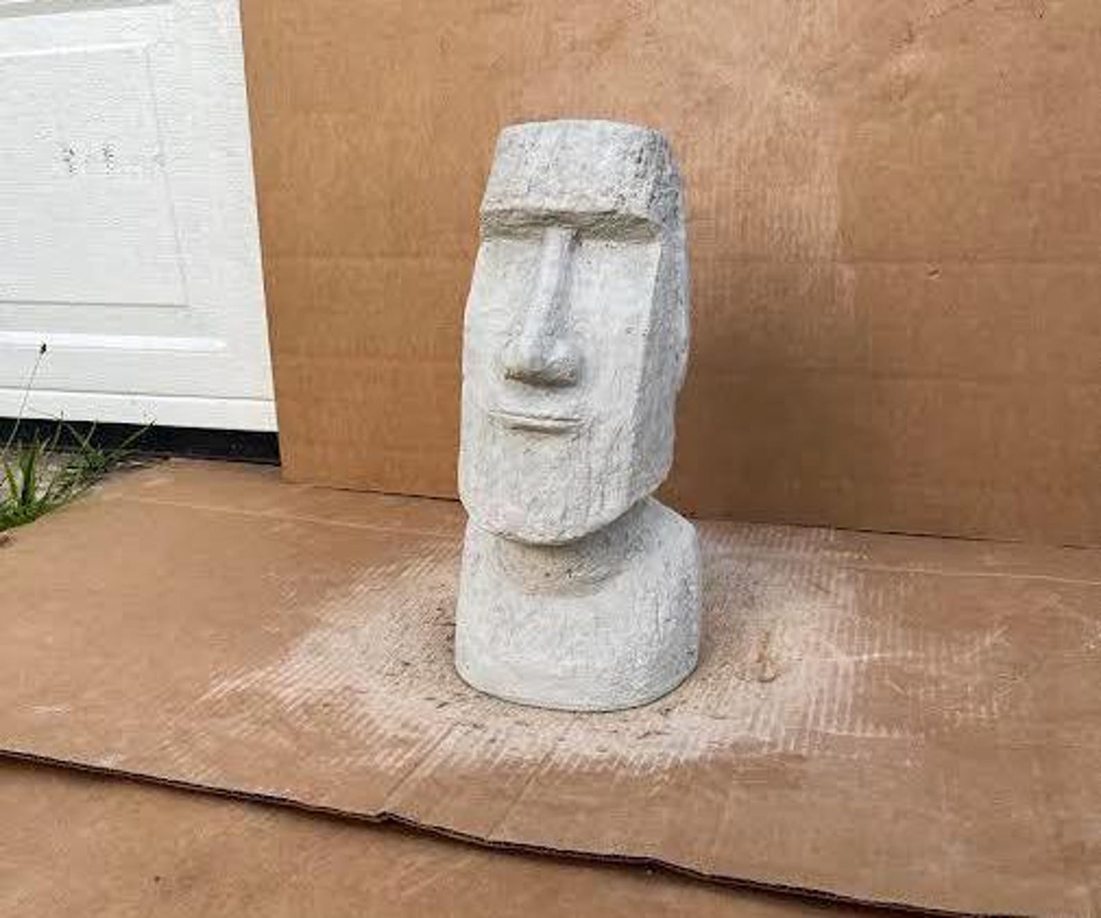Easter Island Moai Statue Garden Moai Head Bust Decoration Large Head ...