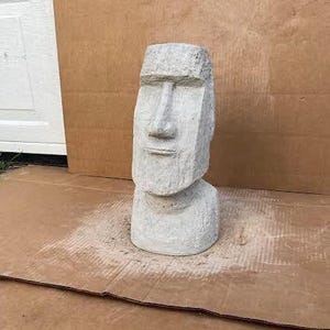 Easter Island Moai Statue Garden Moai Head Bust Decoration Large Head ...