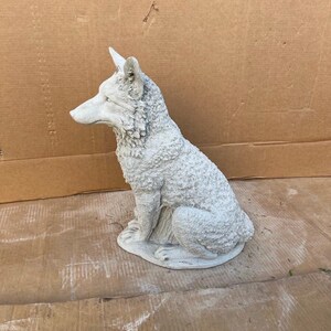 Sitting Fox Massive Statue Stone Fox Animal Figure Wild Fox Concrete ...