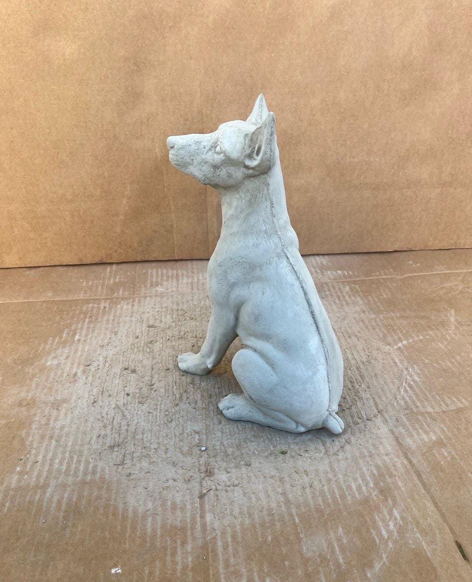 Pinscher Miniature Memorial Sculpture Pet Lovers Gift Sitting Pinscher ...