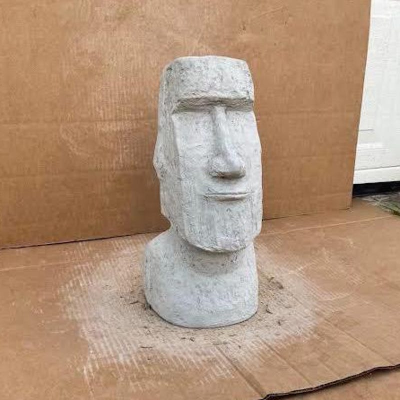Large Garden Statues Head - Etsy