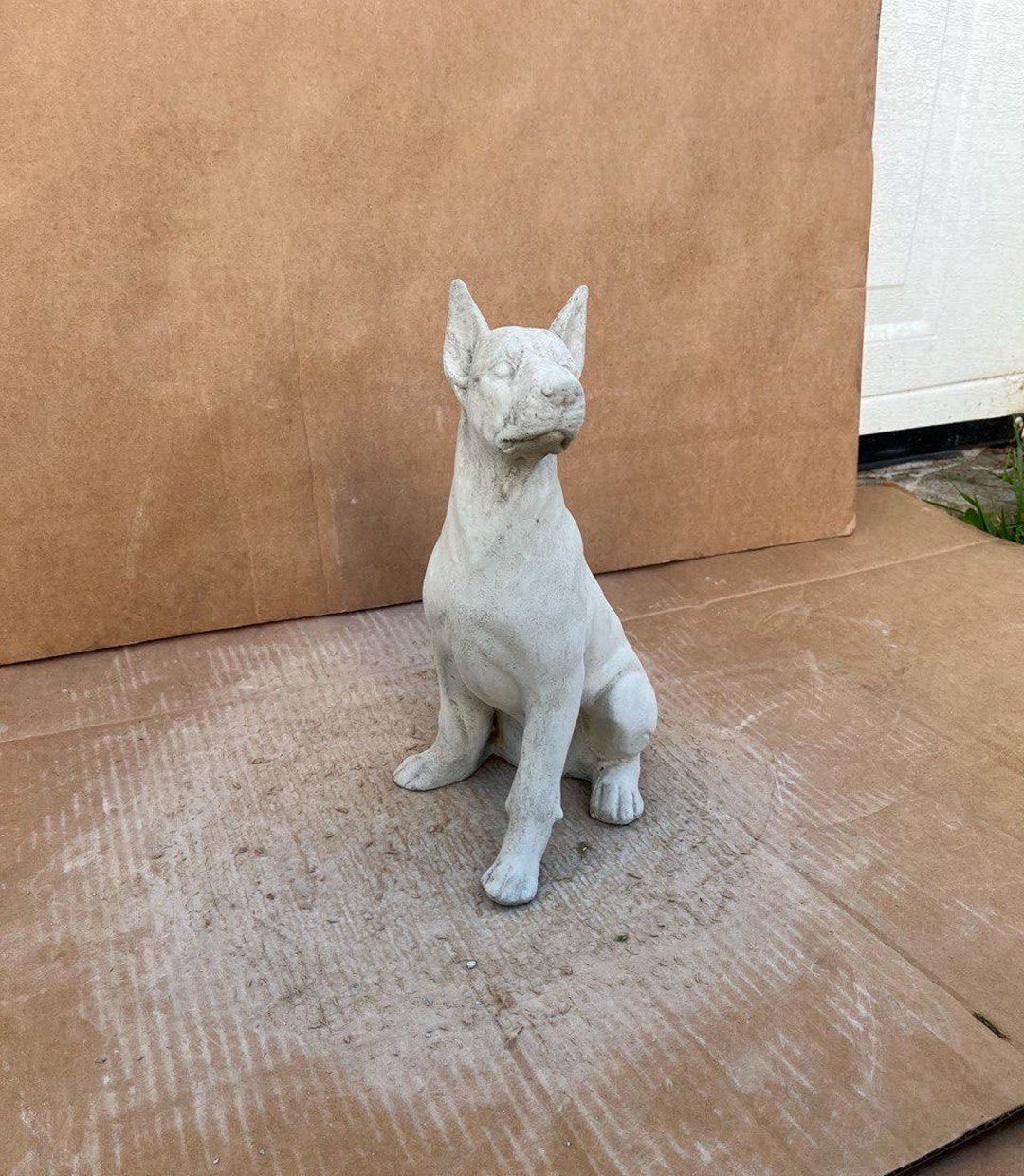 Pinscher Miniature Memorial Sculpture Pet Lovers Gift Sitting Pinscher ...