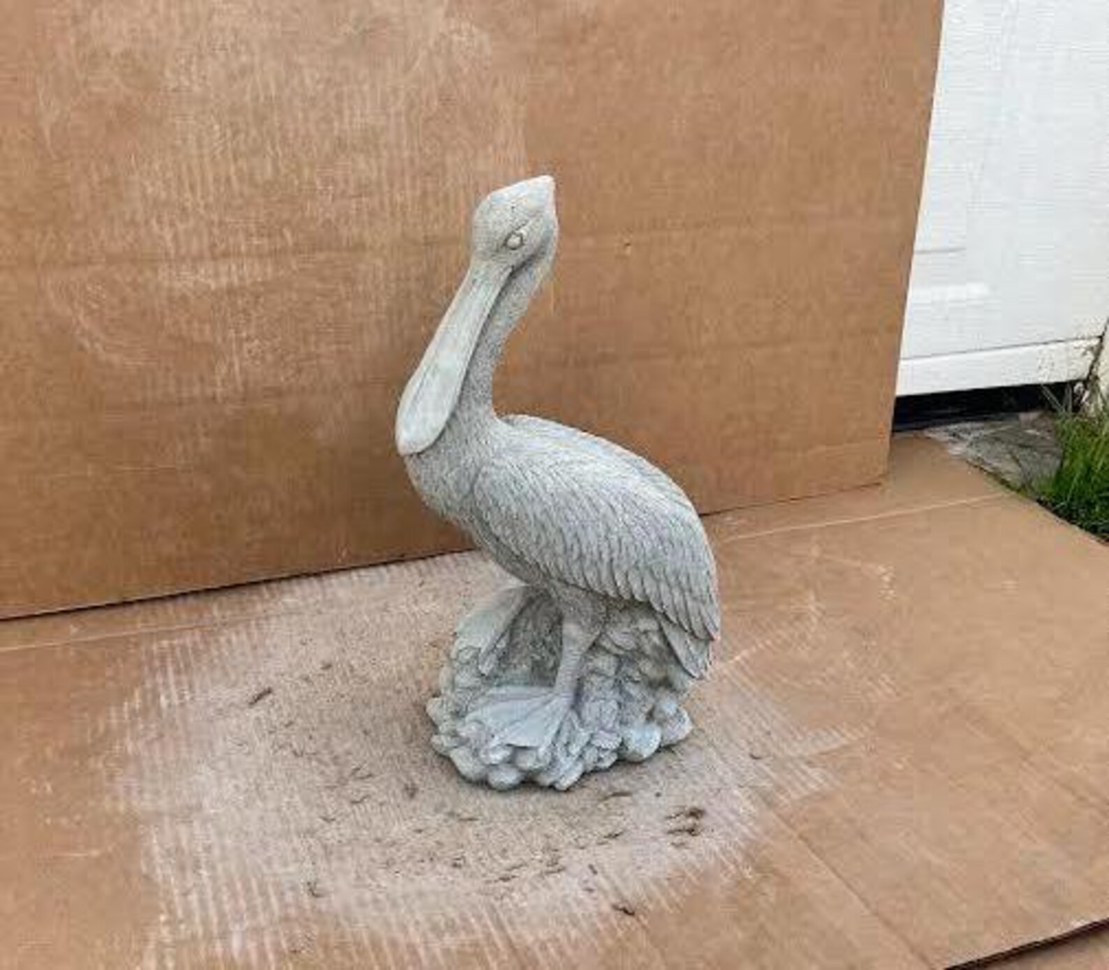Pelican Outdoor Statue Garden Pelican Bird Sculpture Yard Animals ...