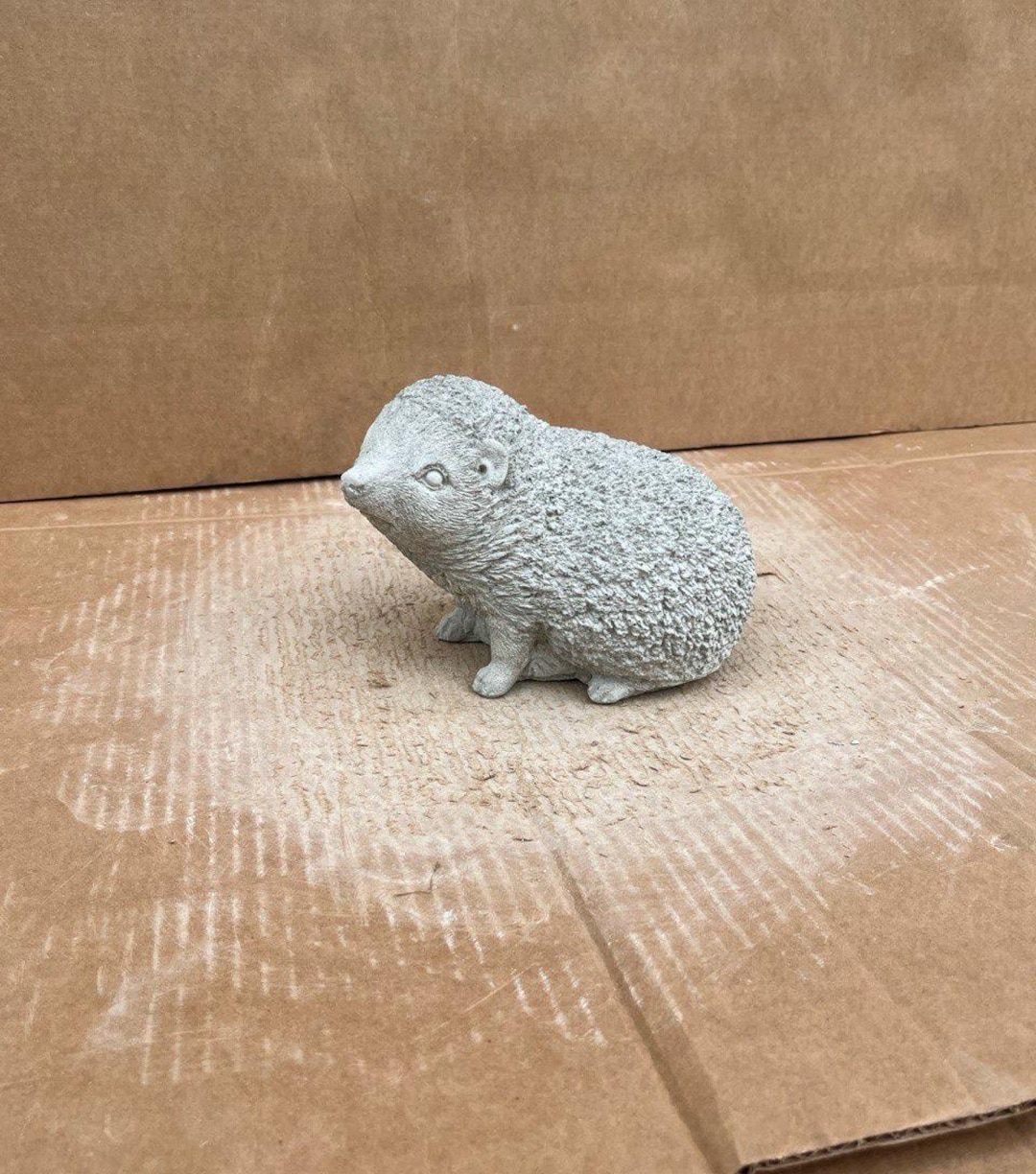 Small Hedge Hog Sculpture Backyard Hedge Hog Forest Statue Concrete ...