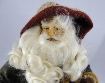 Santa tree topper | Etsy