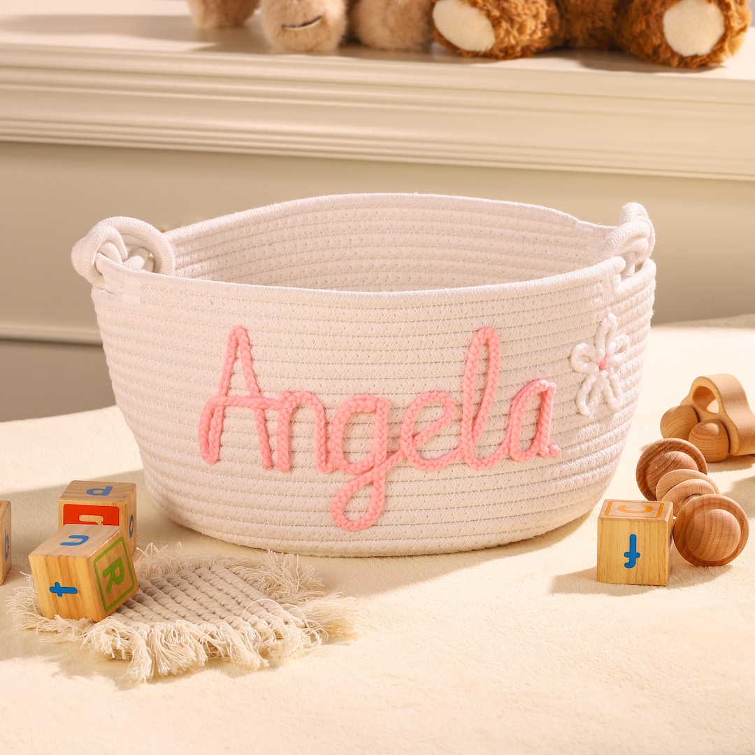 Personalized Baby Shower Gift Basket, Neutral Baby Gift Basket, Custom ...