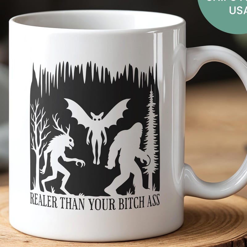 Cryptid Wendigo Mug - Etsy