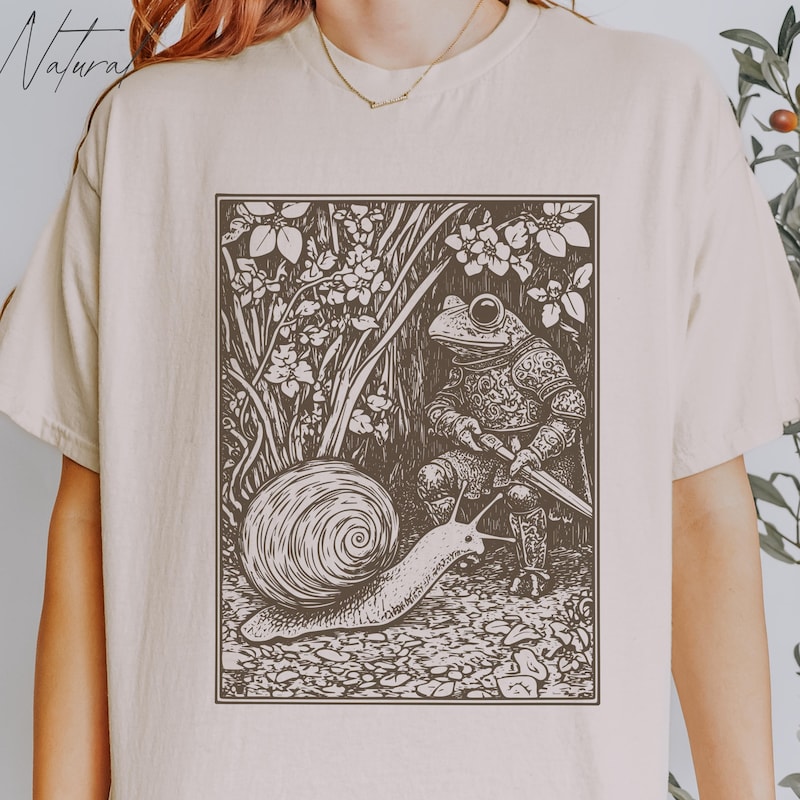 Medieval Snail Art Shirts - Etsy UK