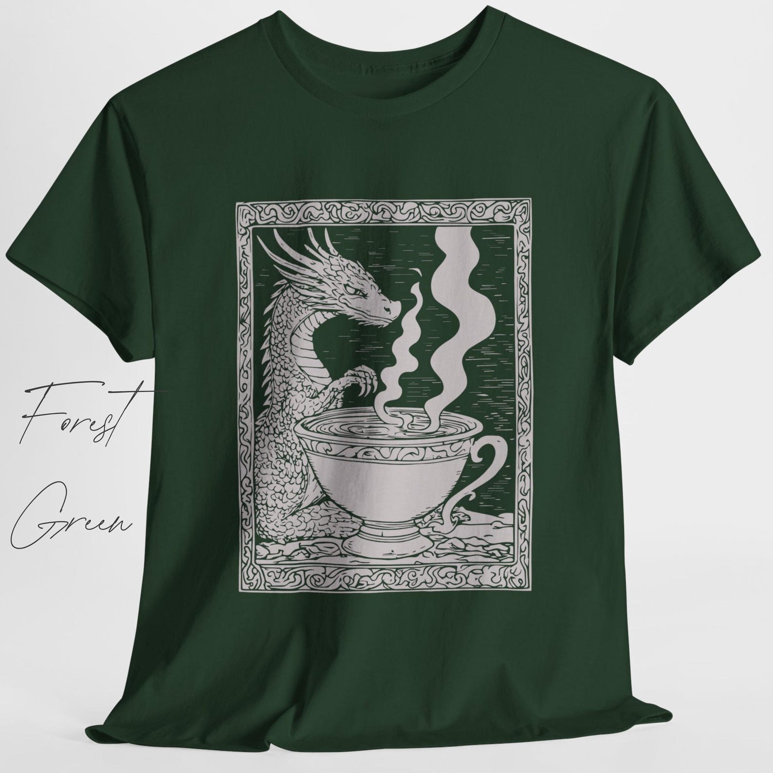 Medieval Shirt, Dragon Tea Tapestry T-shirt, Weird Stuff, Unhinged ...