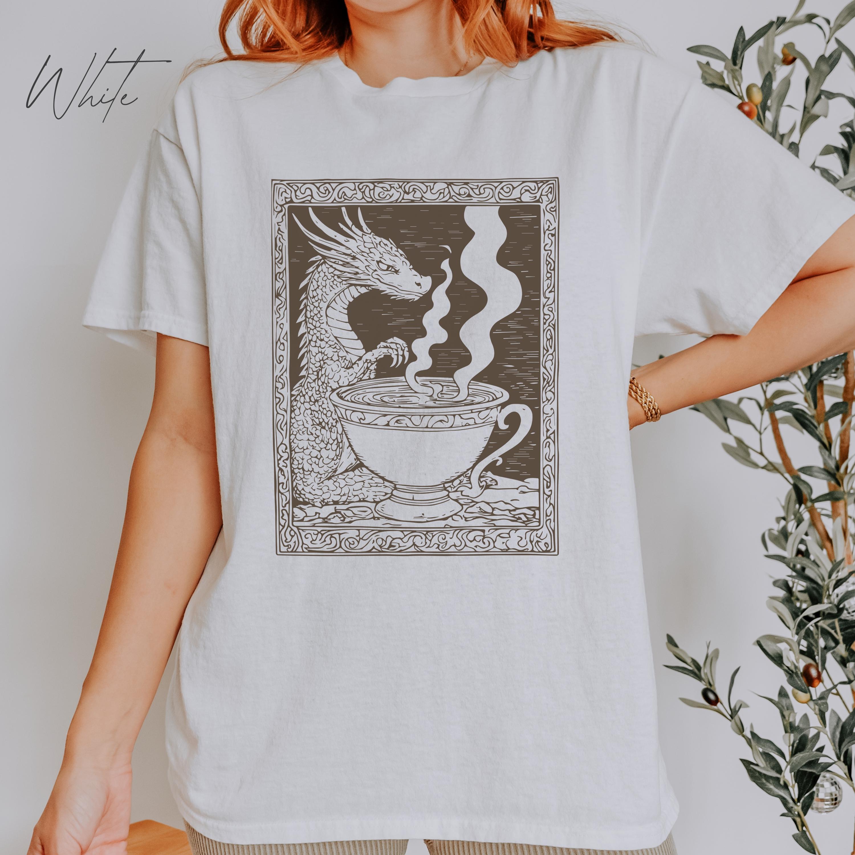 Medieval Shirt, Dragon Tea Tapestry T-shirt, Weird Stuff, Unhinged ...