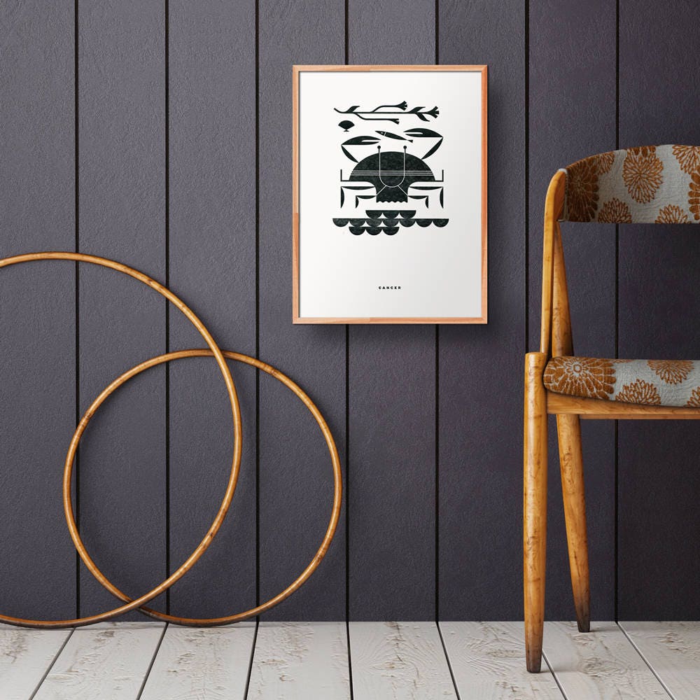 Cancer Letterpress Print - Etsy