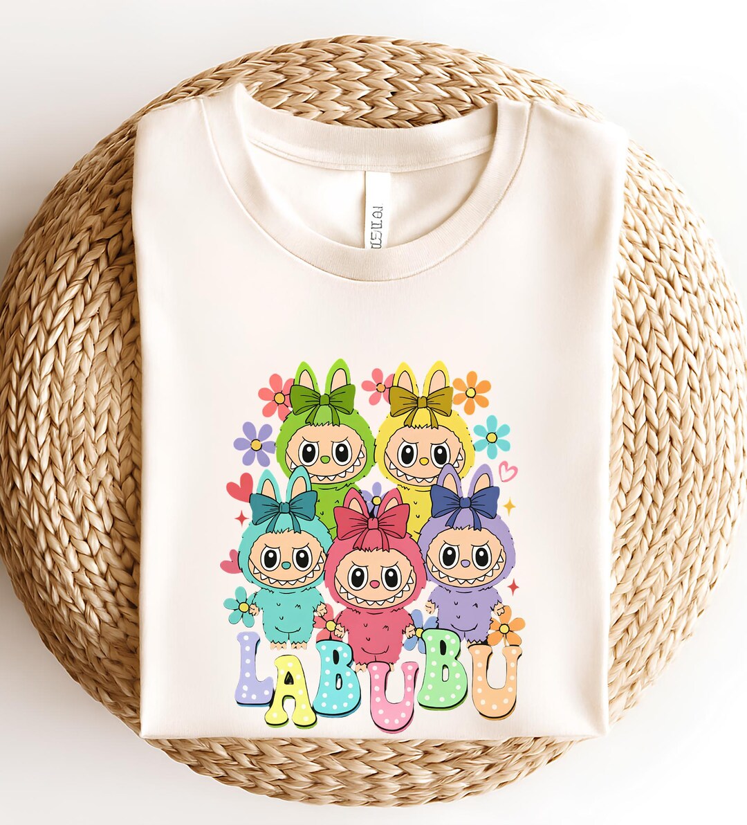 Labubu Shirt Cartoon Cute T-shirt Aesthetic Gift Birthday T-shirt ...