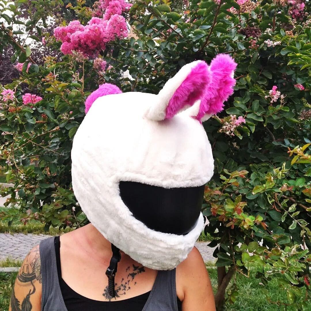 Helmet Cover Plush, Motorcycle Helmet Cover, Motorbike Funny Case ...