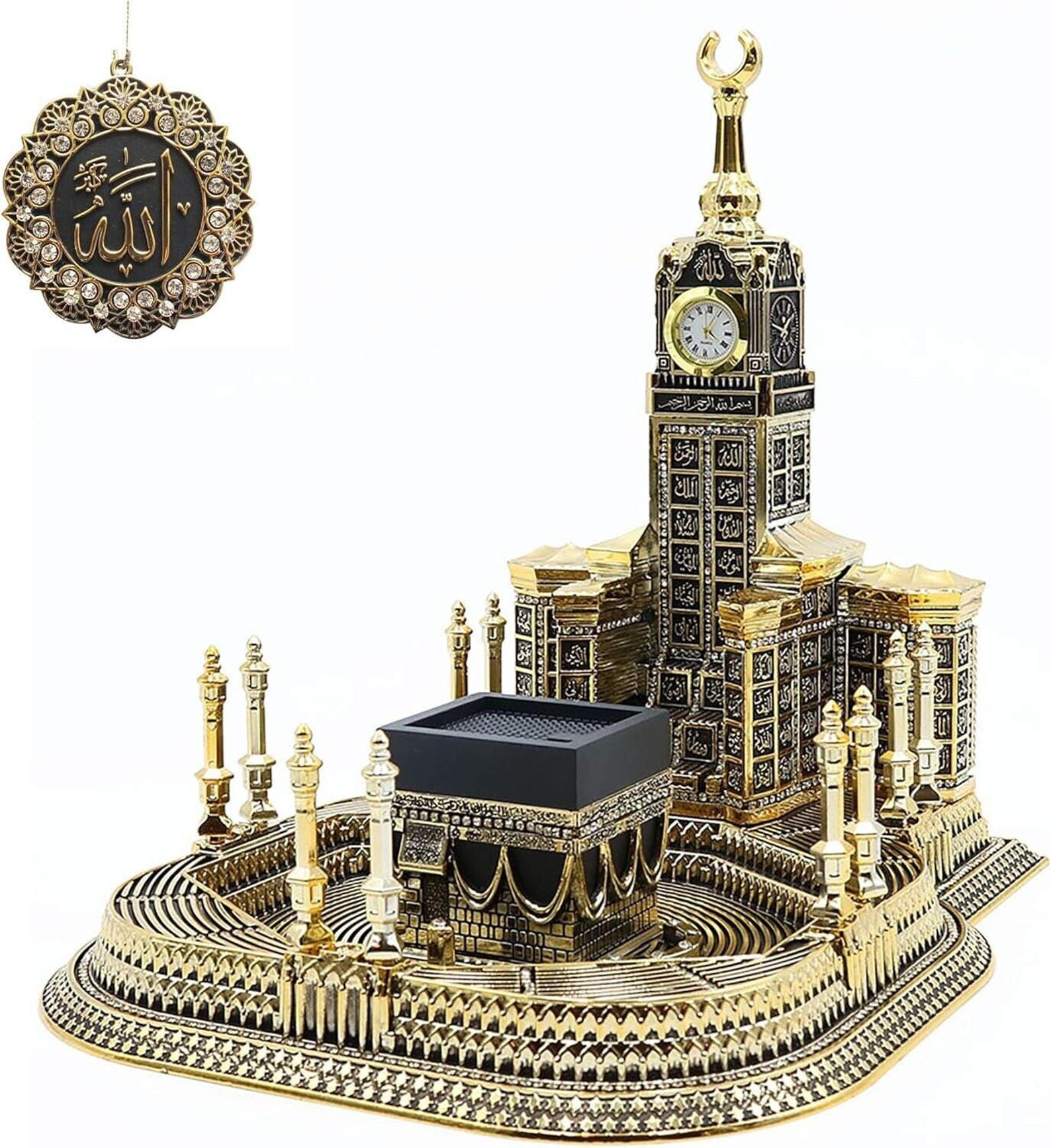Masjid Al-haram Trinket, Luxury Ramadan Gift Set, Gold Trinket, Kaaba ...