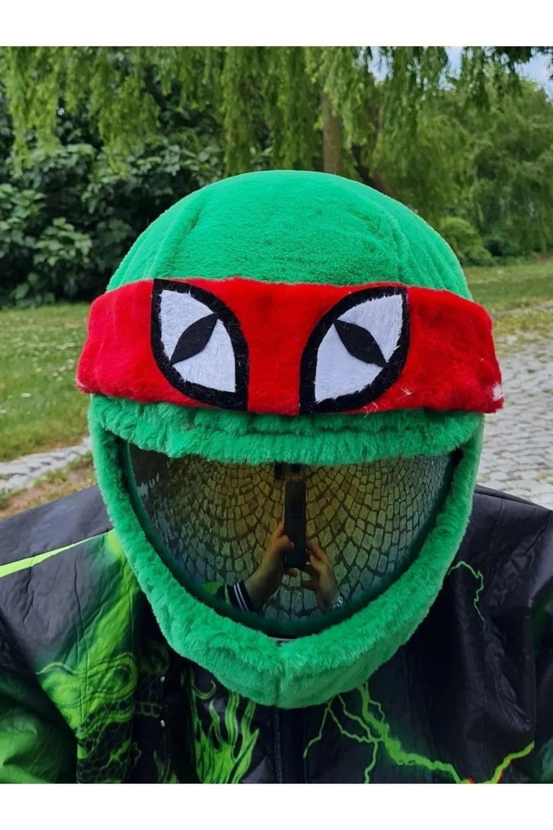 Turtle Motorcycle Helmet Cover, Helmet Cover Plush, Motorcycle Helmet ...