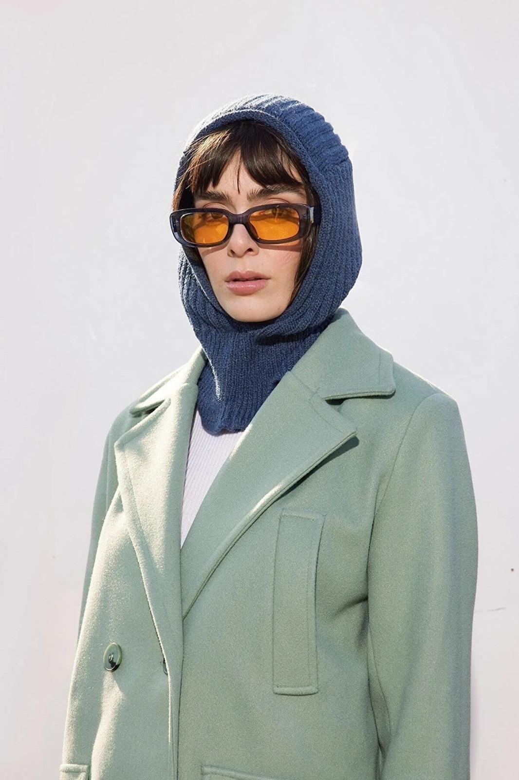 Elastic Braided Balaclava Head, Balaclava Knit, Mango Socky Balaclava ...