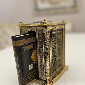 Luxury Quran Gift Set, Gold Trinket, Esmaül Hüsna Quran Set, With 3 ...